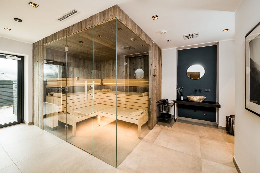 Finnische Sauna - RUHA - Sauna / Schwimmbad / Solarium / Whirlpool - RUHA Linz Österreich